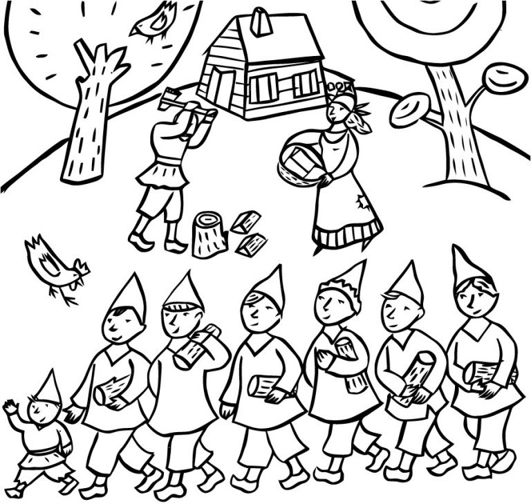 Coloriage Le Petit Poucet Le Coin Des Livres De Ptitclic Des Contes Cél ...