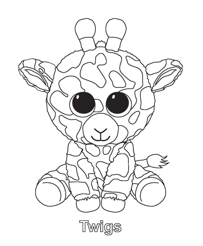 Coloriage Ty Ty Art Gallery Beanie Boos Pinterest | danieguto
