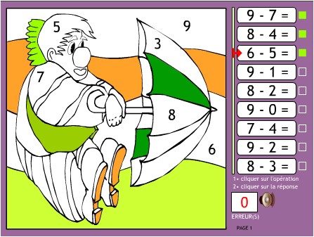 Pepit Be Coloriage Magique Pepit Des Exercices éducatifs De La ...