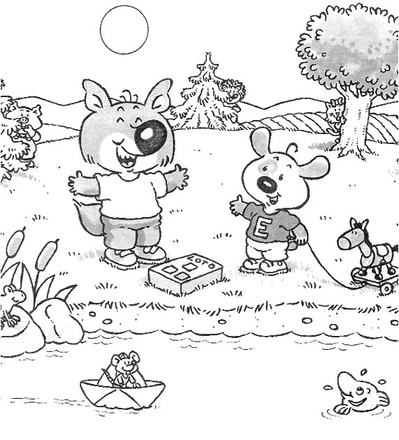 Coloriage A Imprimer Gratuit Mini-loup Coloriages Mini Loup Colorier ...