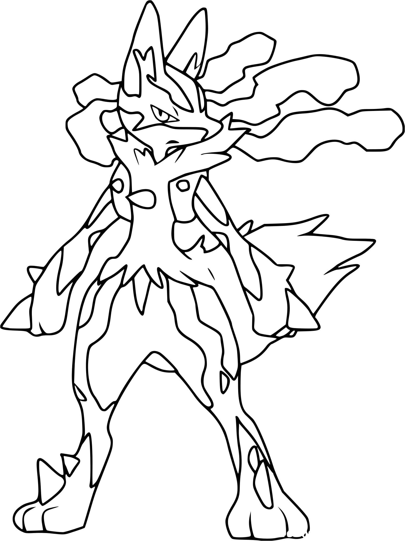 Coloriage De Pokémon Rare à Imprimer Coloriage Pokemon Mega Dracaufeu ...