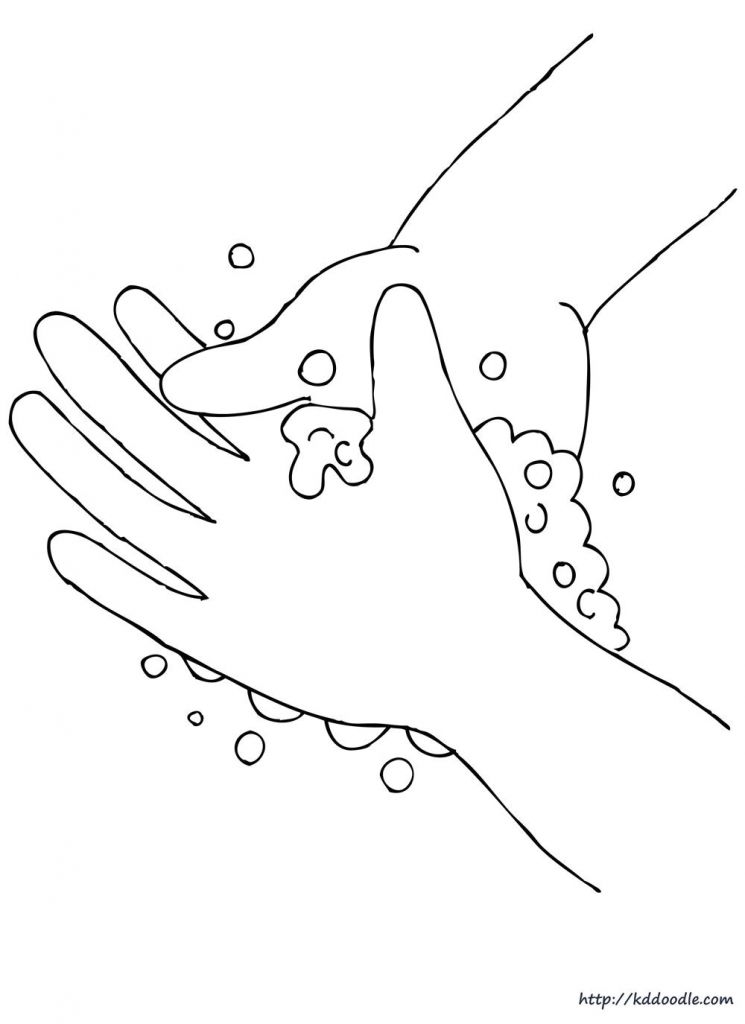 Coloriage Hygiène Corporelle No More Spreading Germs Coloring Pages for ...