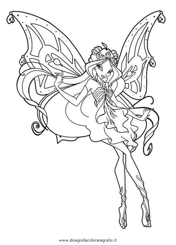 Coloriage Winx Flora Winx Club Flora Coloring Pages | danieguto
