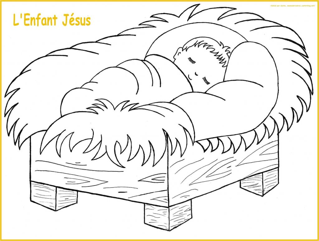 Coloriage Naissance De Jésus L Enfant Jésus à Colorier Enfant Jesus ...