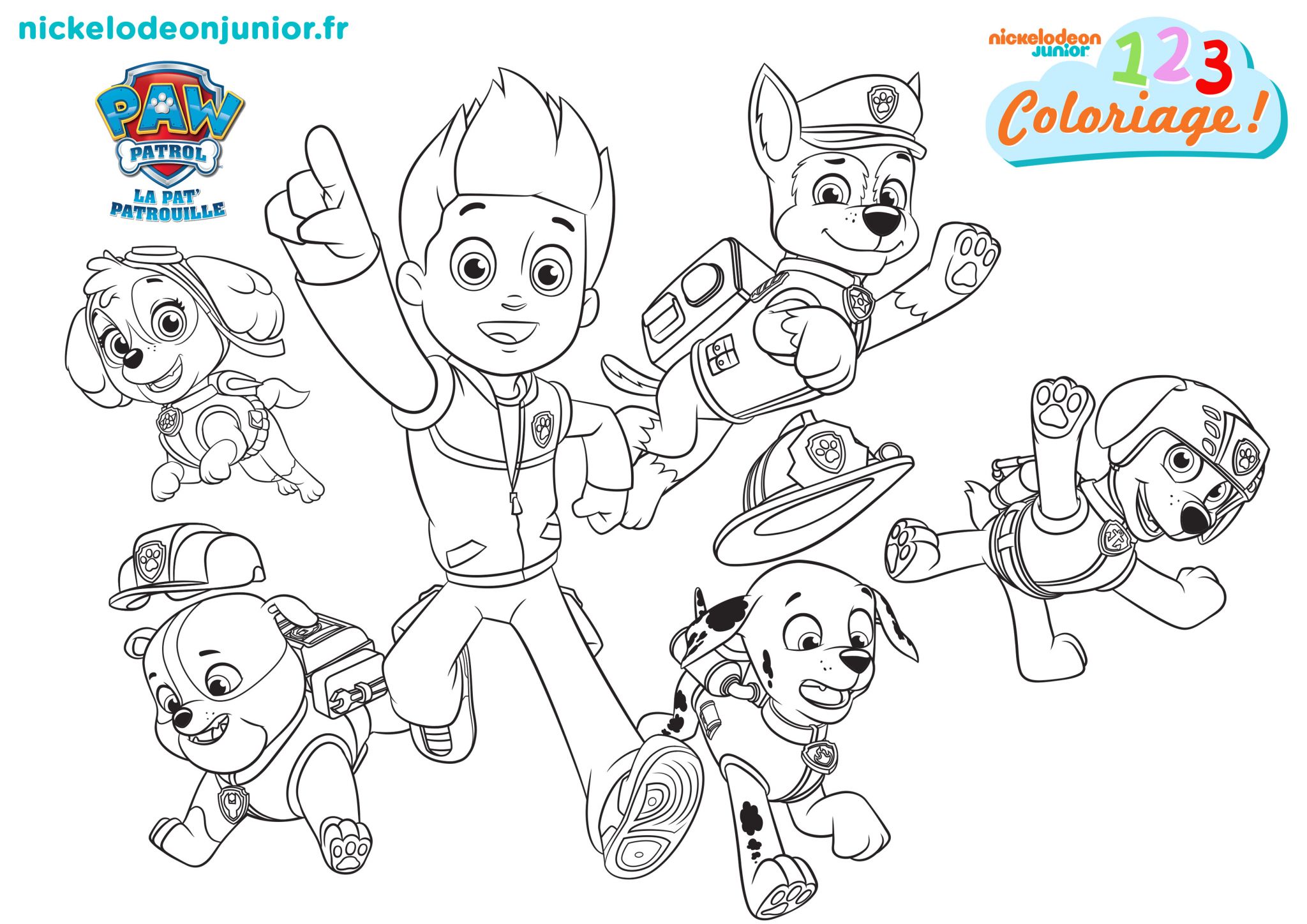 Coloriage Paw Patrol A Imprimer Unique Dessin Coloriage Paw Patrol ...