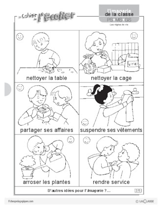 Coloriage Règles De Vie Maternelle | danieguto