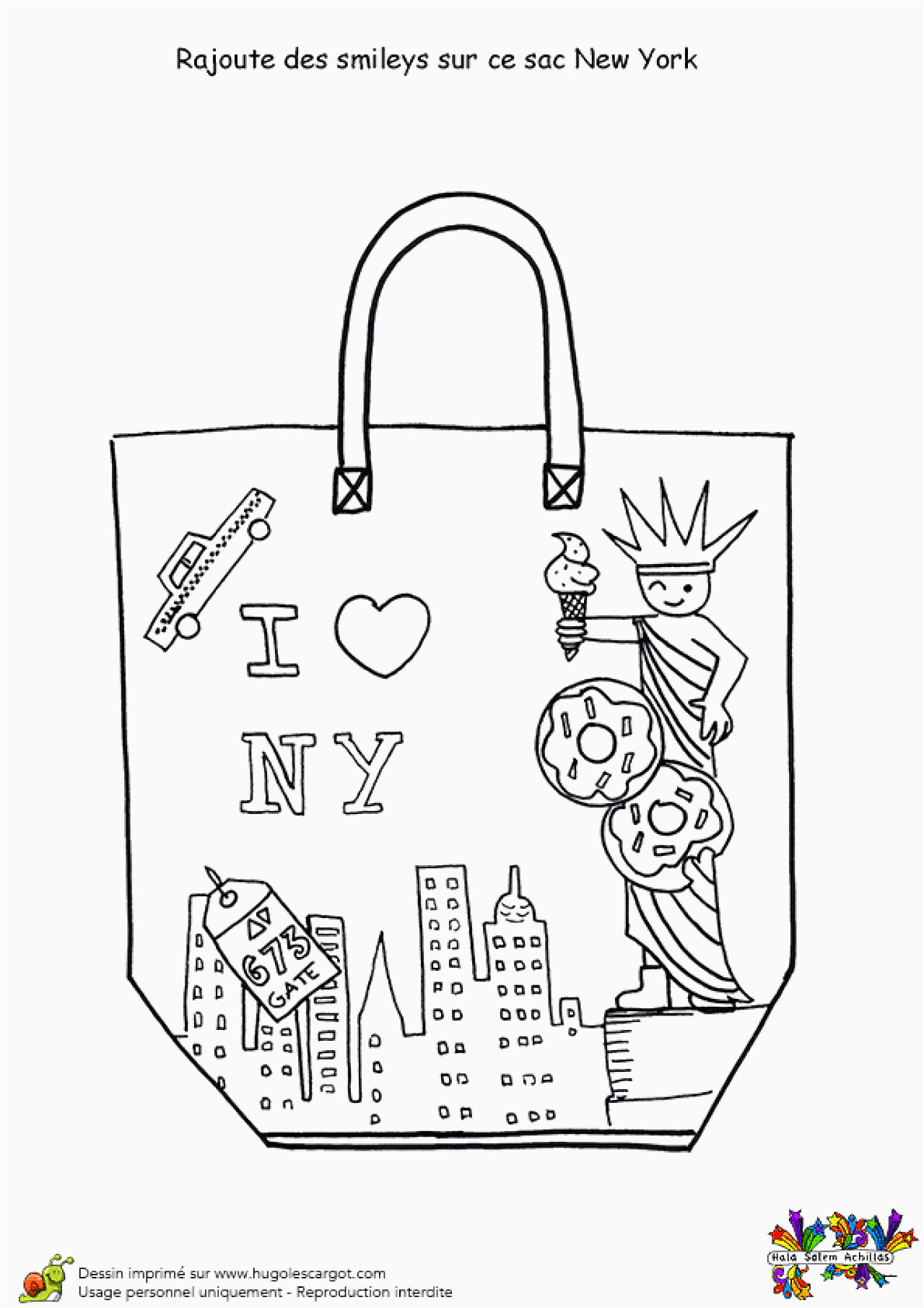 Sac A Main Coloriage | danieguto