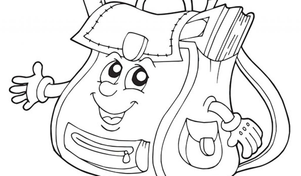Coloriage Des Alphas Gratuit Dessin Colorier D Un Cartable Joyeux ...