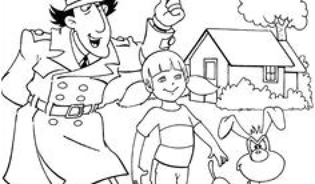Coloriage Inspecteur Gadget A Imprimer Inspector Gad Coloring Picture ...