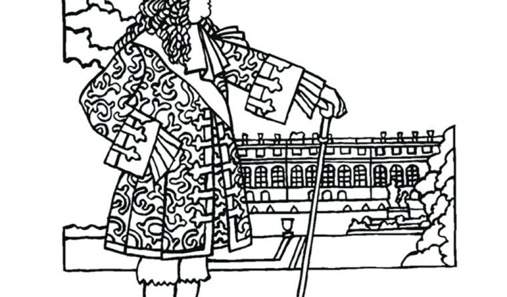 Coloriage Louis Xiv Coloriage Histoire De France A Imprimer Gratuit ...