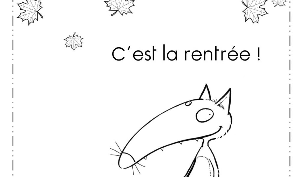 Coloriage Loup Auzou Septembre Lettrine Roman De Renart Pinterest ...