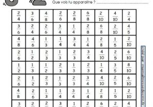 Coloriage Magique Fractions Cm2 Les Fractions équivalentes Coloriage ...