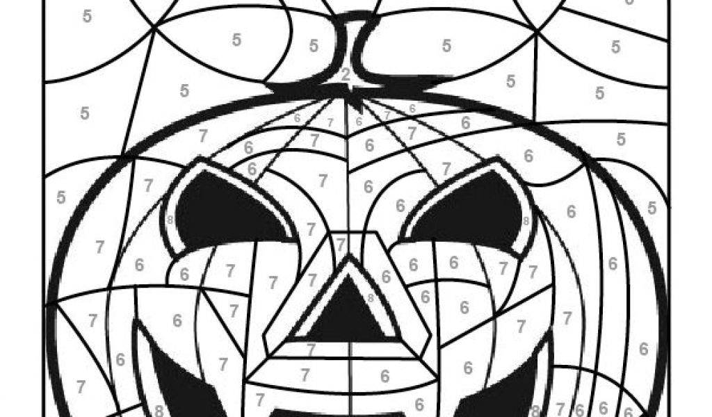 Coloriage Magique Halloween Maternelle Coloriage Magique Pour Halloween ...