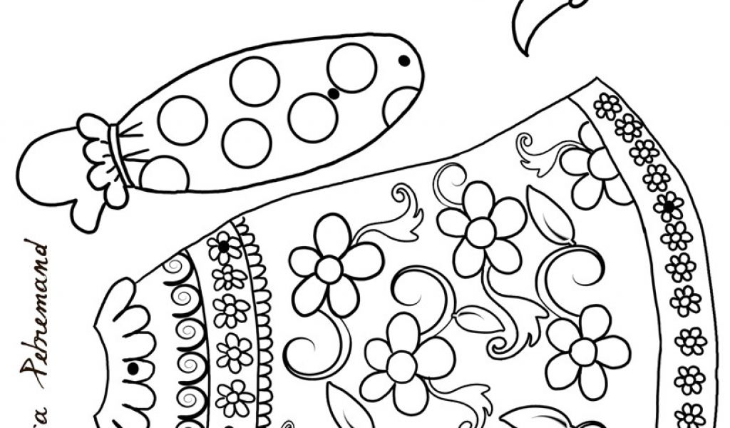 Coloriage Pantin A Imprimer Coloriage Dans Mon Bocal | danieguto