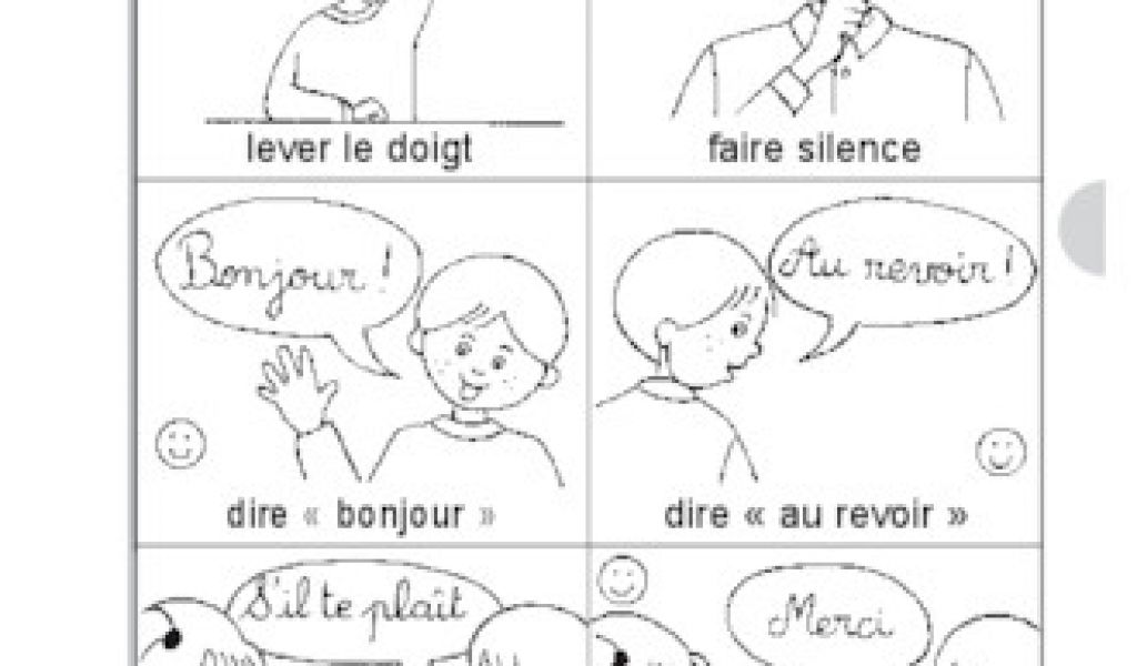 Coloriage Règles De Vie Maternelle Imagerie Les Règles De Vie ...