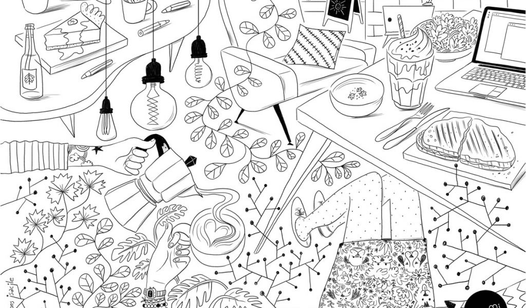 Set De Table Coloriage à Imprimer Set De Table Coloriage Imprimer Set ...